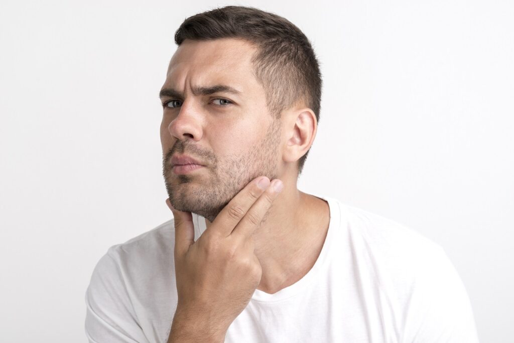 Sideburns Men Process with Hair Transplant Methods